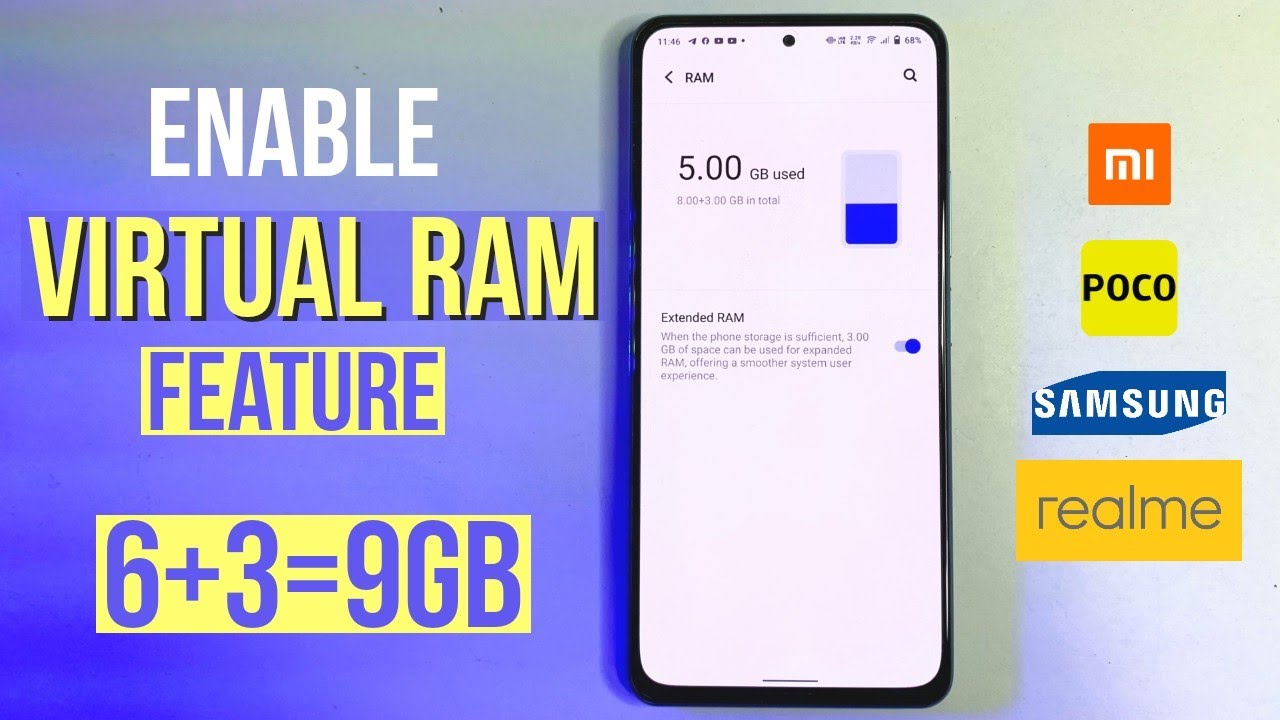 Enable Virtual RAM Feature & Boost Your Phone Performance🔥 /How To Add ...