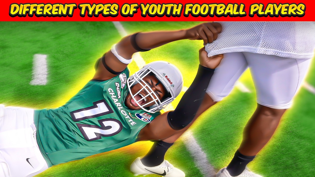 Different types of Youth Football Players - YouTube