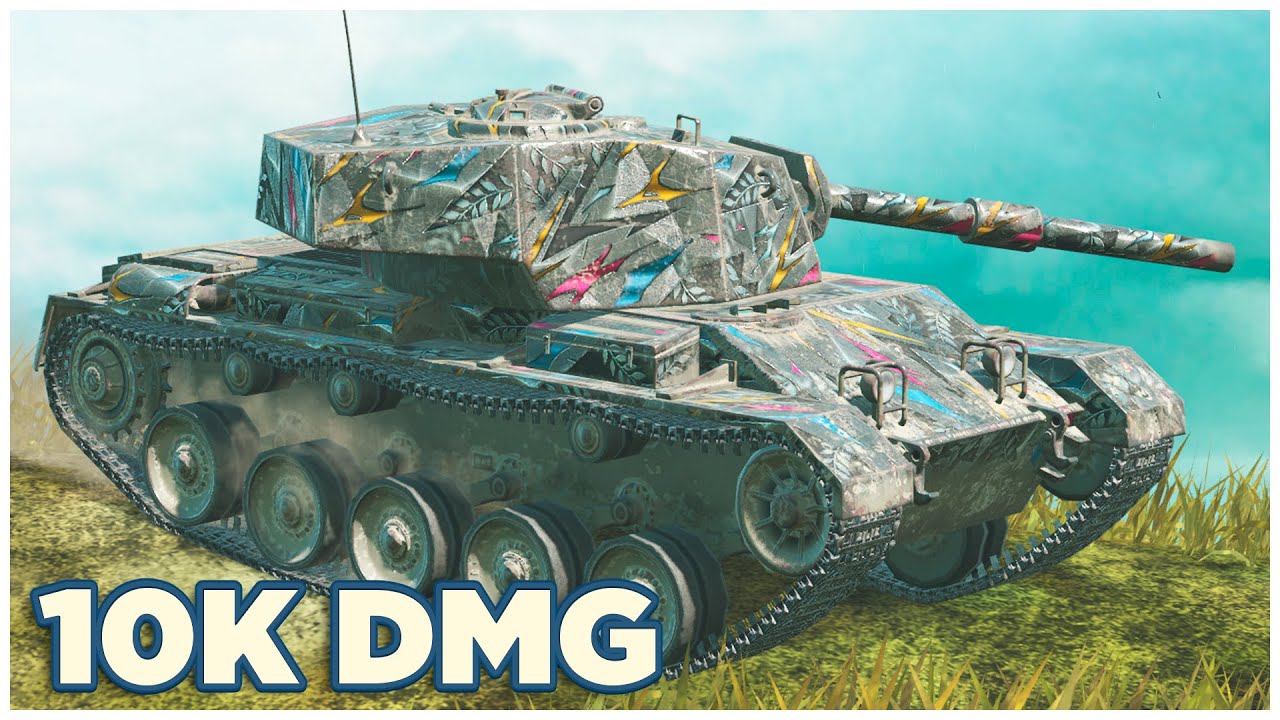 Vickers Light 105 • 10K DMG • 5 KILLS • WoT Blitz - YouTube