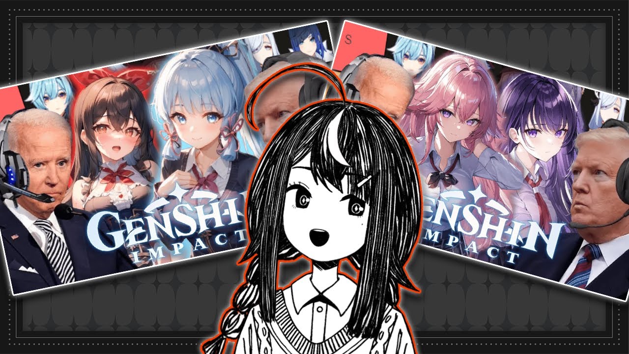 【Reaction】"Trump, Biden and Obama make a Genshin Impact waifu tier list ...