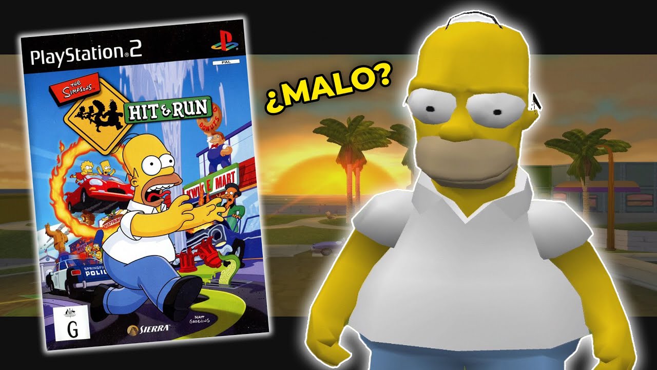 Los Simpson Hit & Run es el juego MAS ESTRESANTE para PS2 - YouTube