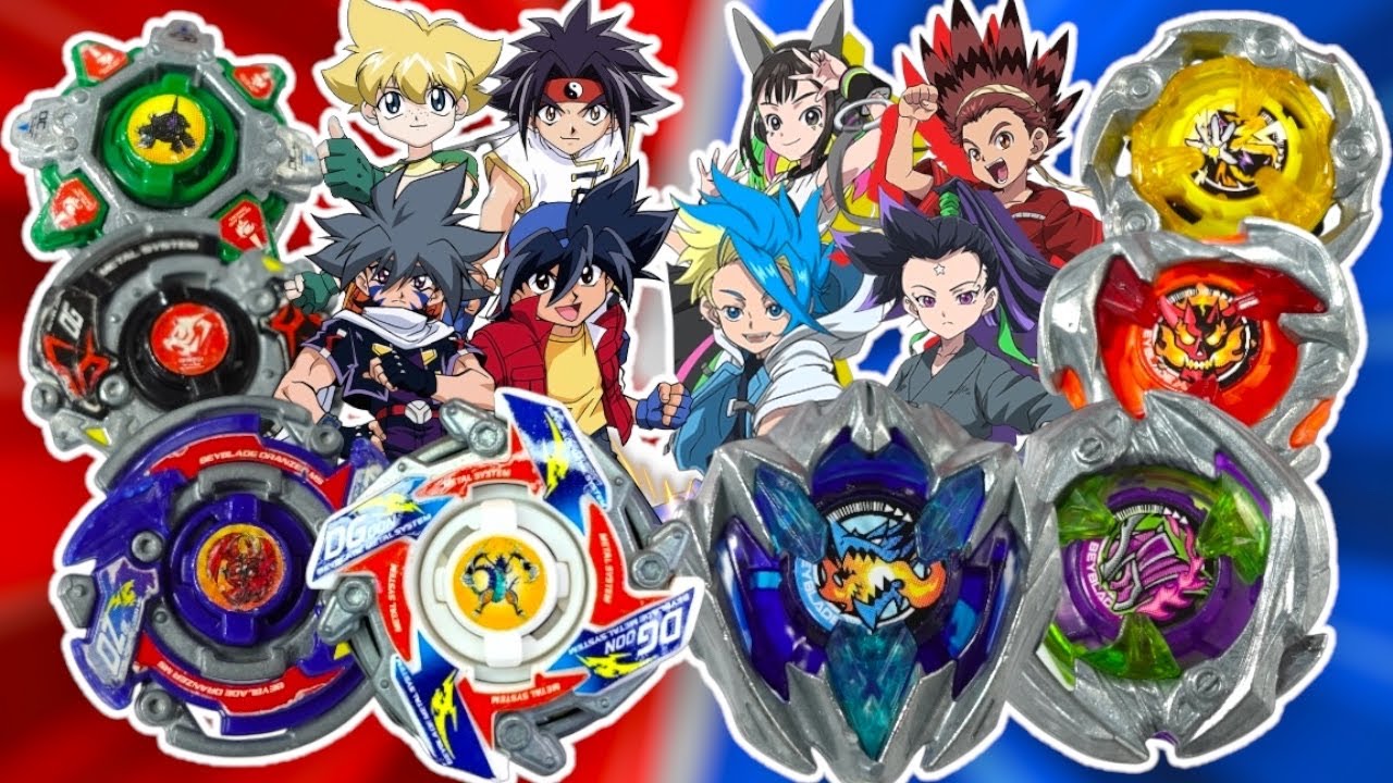 TEAM PERSONA vs BLADEBREAKERS | CROSSGEN | BEYBLADE X vs BAKUTEN SHOOT ...