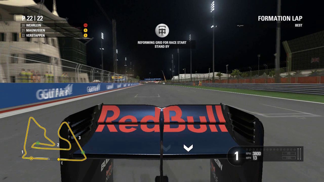 F1 2016 | Bahrain Grand Prix 25% race (VERSTAPPEN) - YouTube