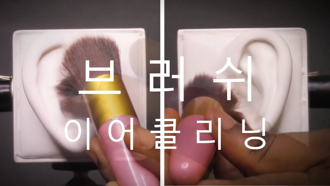 Asmr Intense Brush Ear Clean 브러쉬 ♡ 이어클리닝 Sr3d Youtube