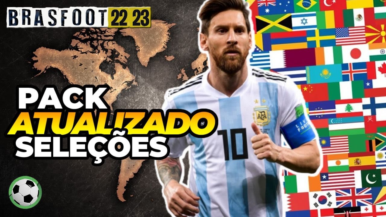 PACK UNIFORMES / ATUALIZAÇÃO SELEÇÕES (Logos & Camisas) - Brasfoot 2022 ...