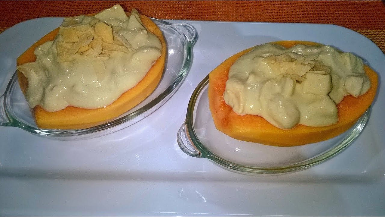 Como Preparar Canoas de Papaya- CocinaTv por Juan Gonzalo Angel - YouTube