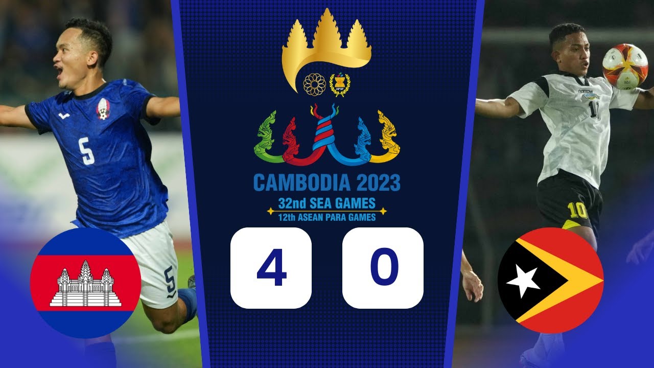 SEA GAMES 2023 | FOOTBALL MEN Gruop A | Cambodia Vs Timor Leste U22 ...