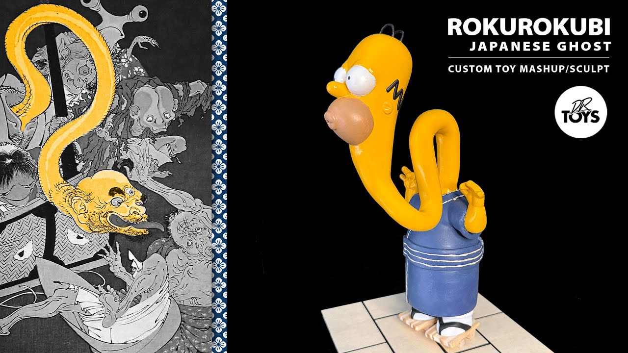 I Turned Homer Simpson Into a Creepy Japanese Ghost - YouTube