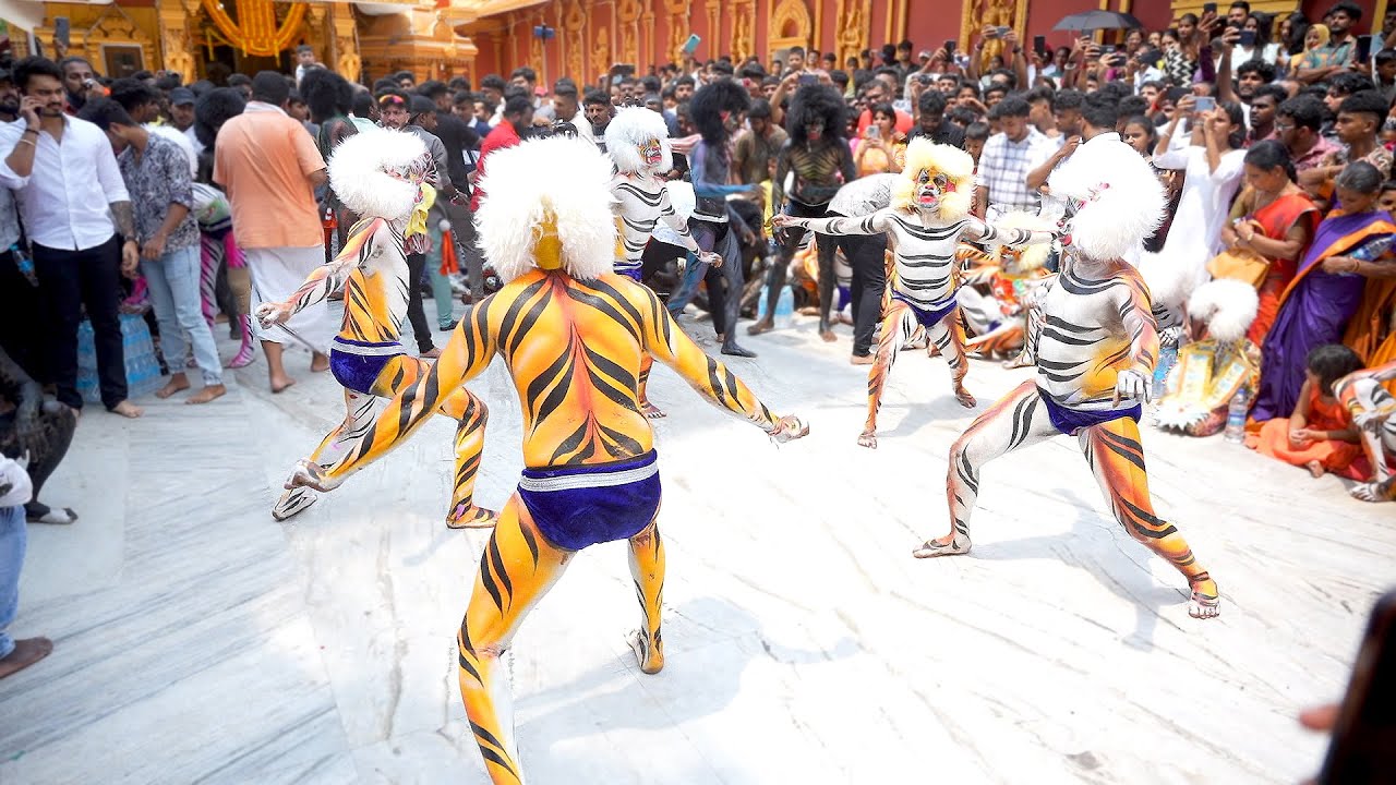 Sharadha Prathista Huli 2023 | Mangalore dasara 2023 | Tiger dance 2023 ...