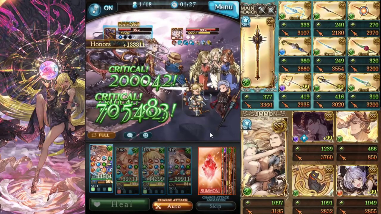 [GBF] Medusa HL (wind double primal, highlander grid) - YouTube