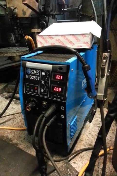 CNR MIG 250T WELDING MACHINE DEMO 2 - YouTube