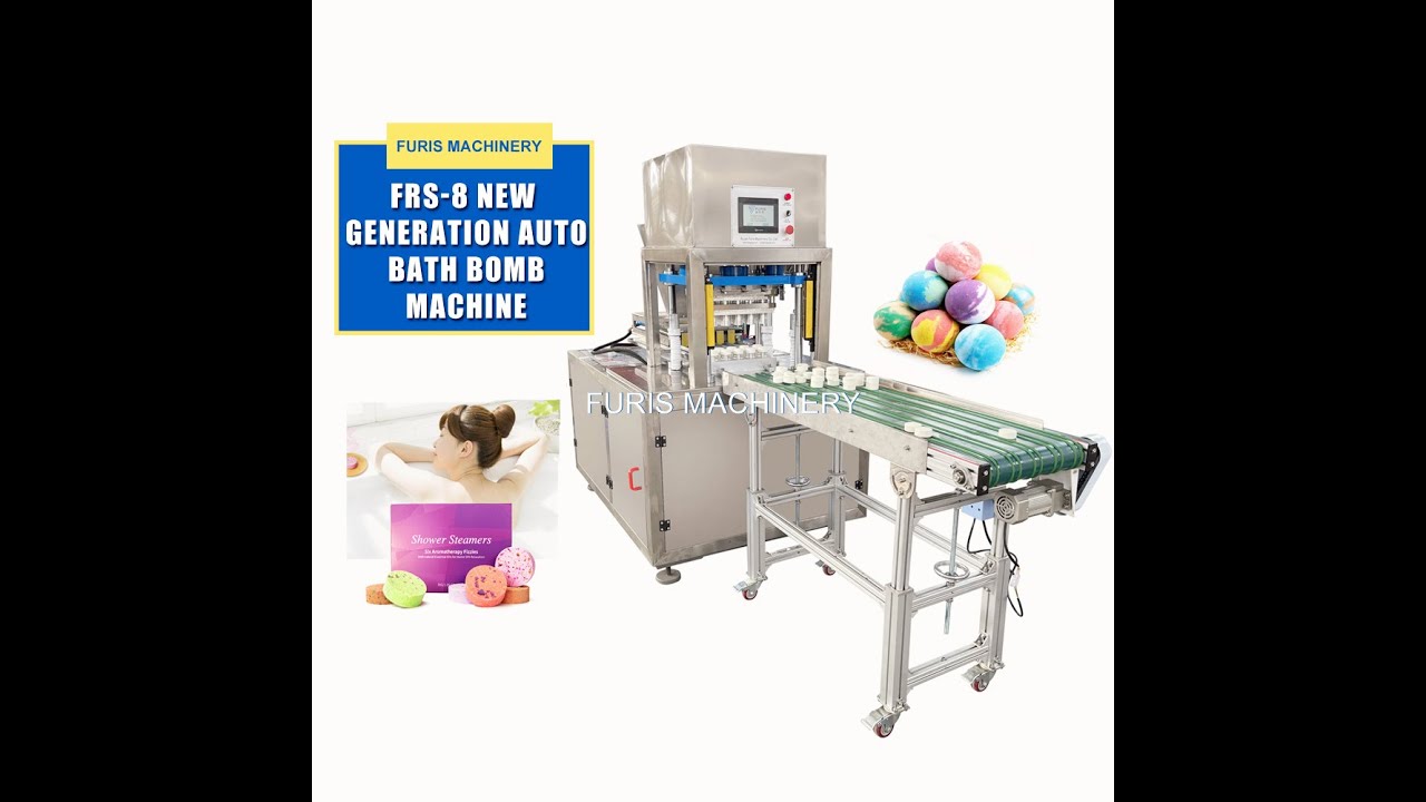 FRS-8 full auto new generation bath bomb shower steamer salt fizzy bomb ...