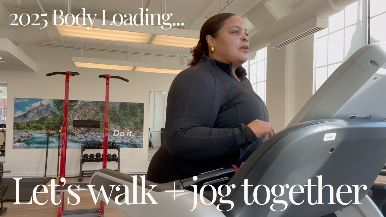Let's Walk + Jog 🏃‍♀️1 MILE together | Practice how to run with me | My ...