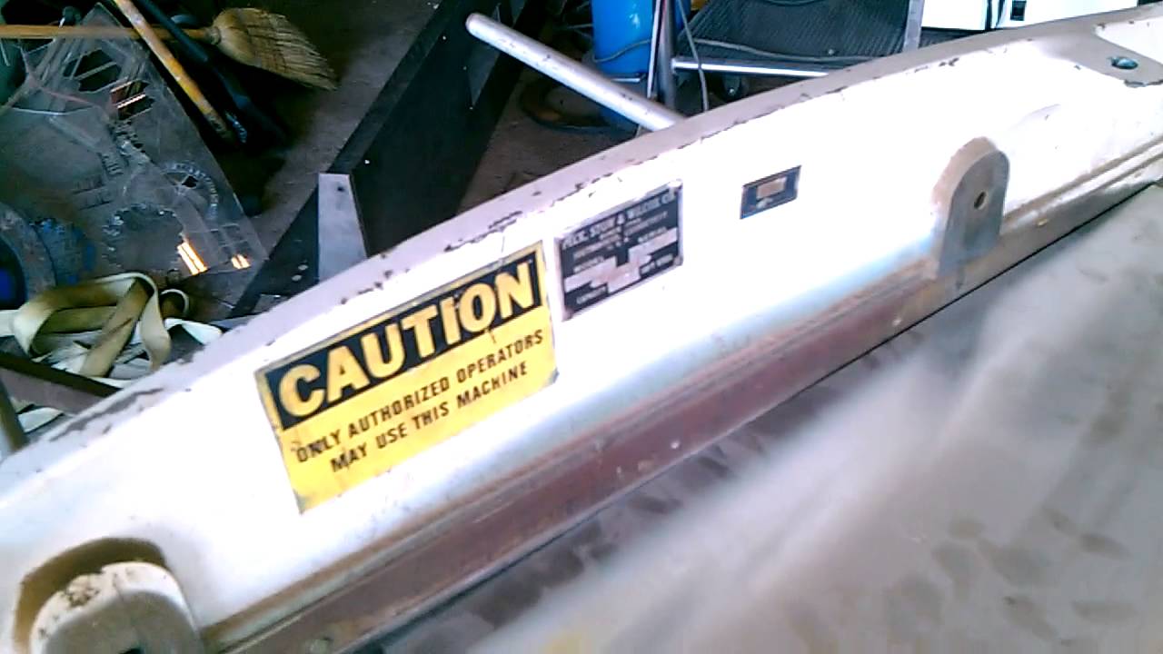 PEXTO 36" STOMP SHEAR - PNEUMATIC CONVERSION - YouTube