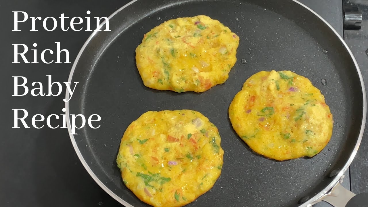 Quick Protein Rich Veggies Pancake | 1+yr baby recipe | Moong daal ...