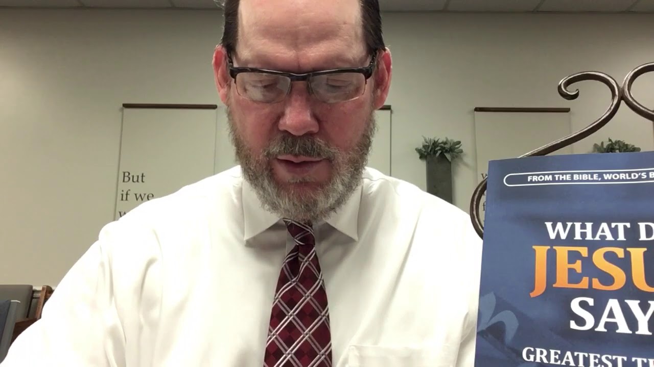 What Did Jesus Say? Class#14 Gregory Dixon - YouTube
