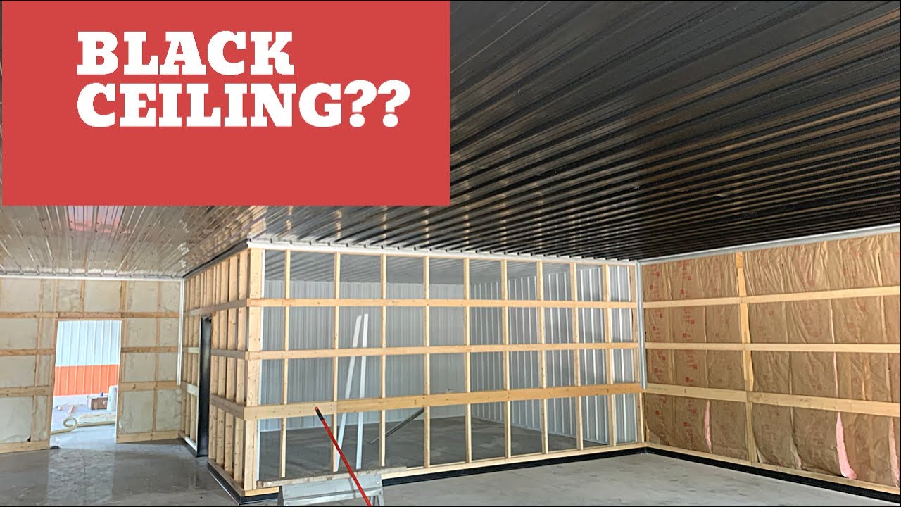 Pole Barn (Shop) Interior Work Done On a Budget… - YouTube