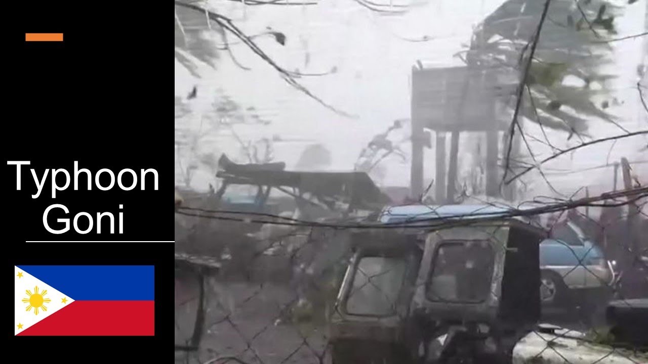 Super Typhoon Goni was the strongest cyclone to make landfall ever ...