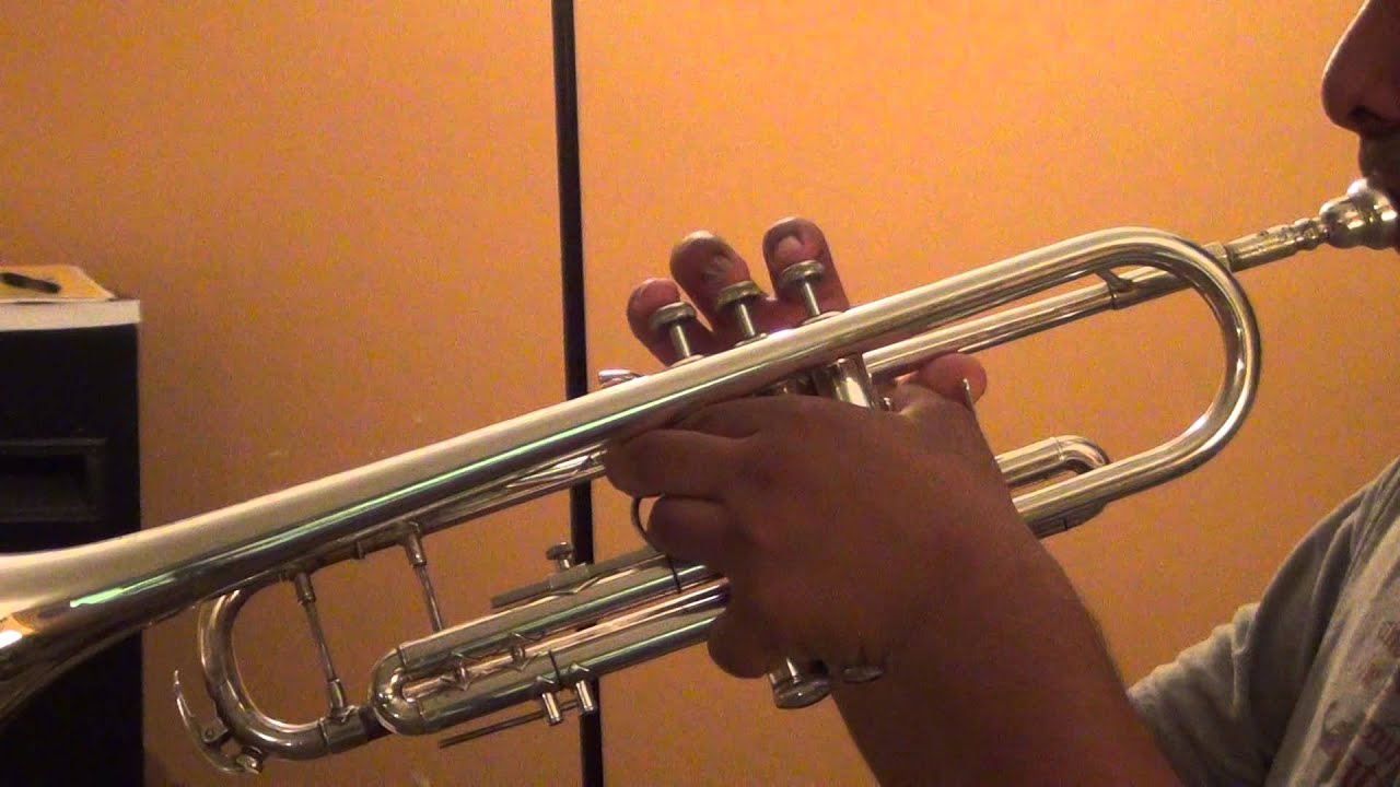 APRENDIENDO A TOCAR TROMPETA #9 / ( escala FA bemol mayor ) - YouTube