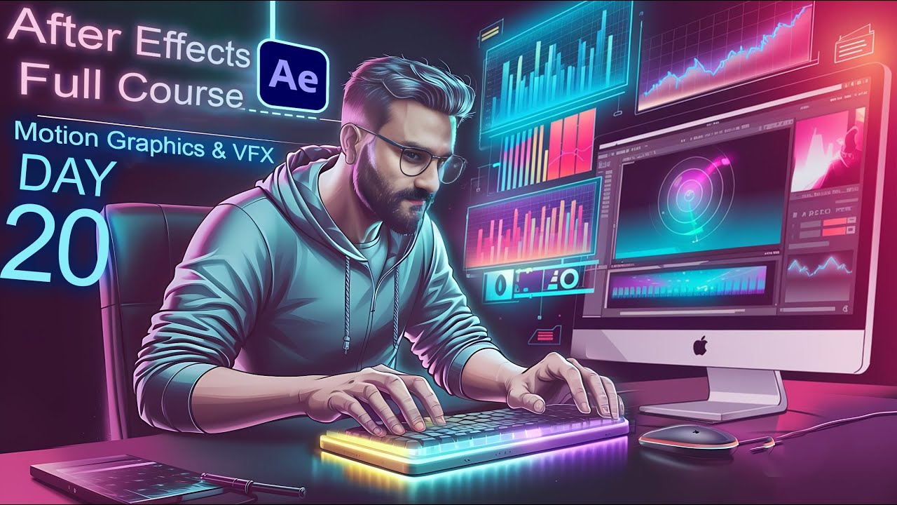 After Effects Complete Course For Beginners | 2024 ! Day 20! After ...