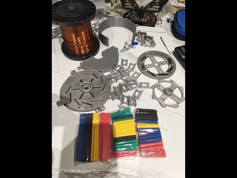 3D Printed Duo Stator BLDC Motor Part 1 - YouTube