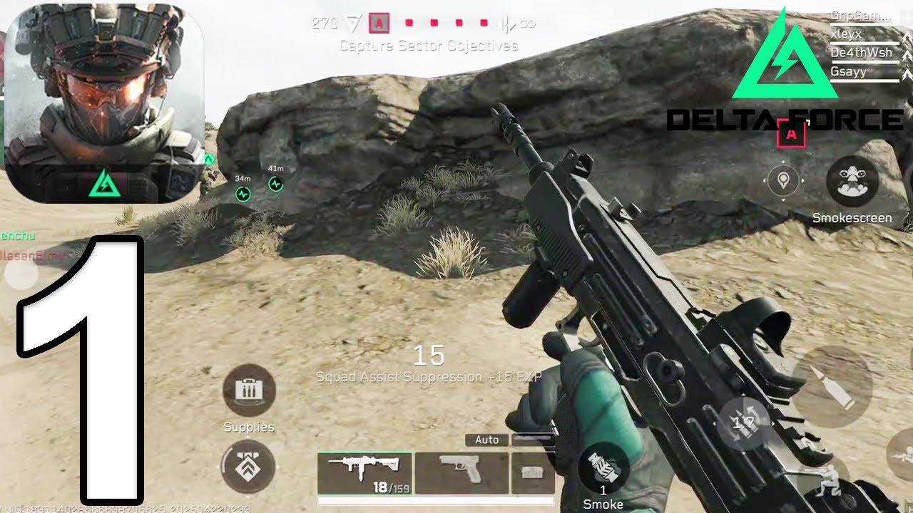 Delta Force Mobile - Gameplay Walkthrough - Tutorial (iOS, Android ...