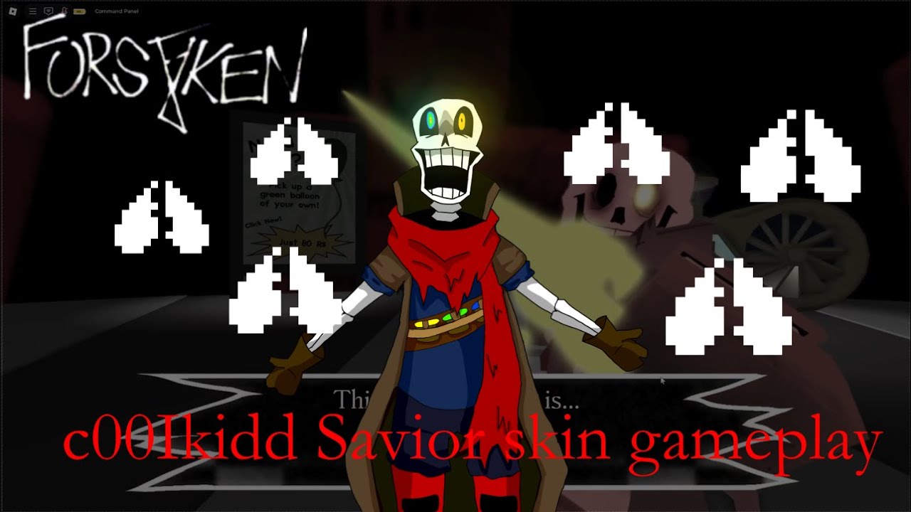 Forsaken: c00lkidd Savior Skin GamePlay(Dustbelief Papyrus) - YouTube