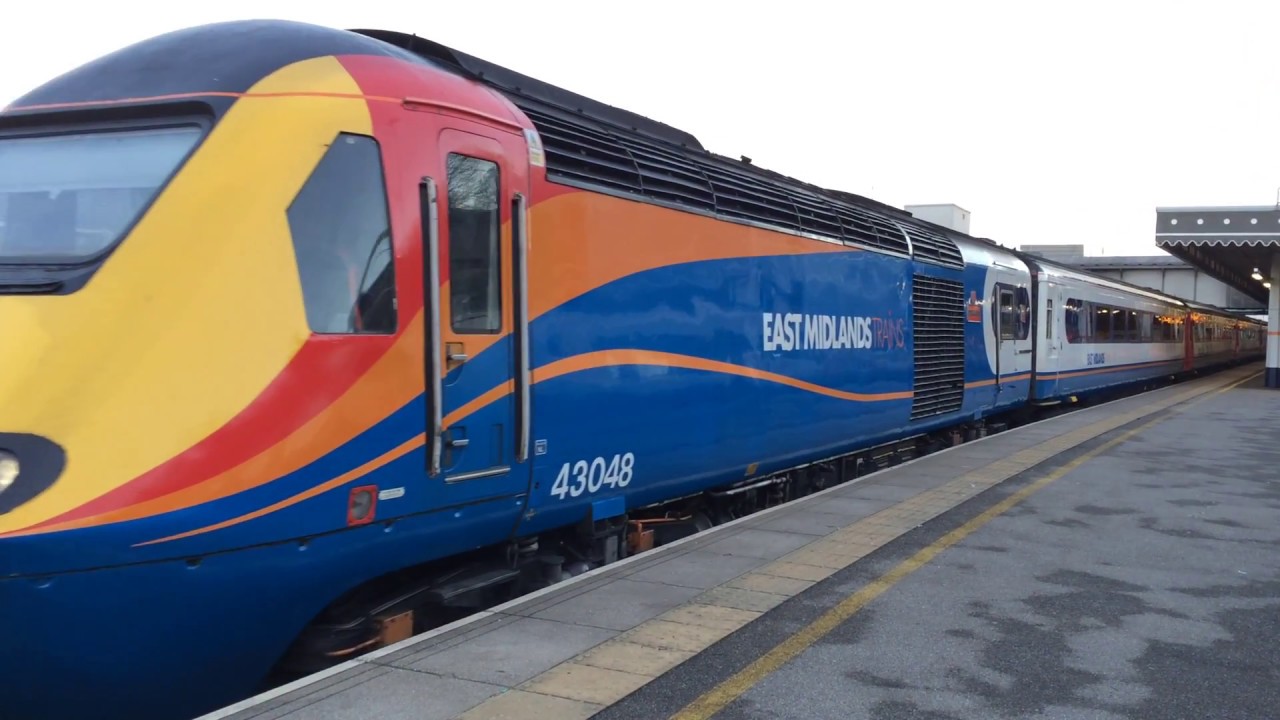 East Midlands Train HST 43048 leads 43060 for London St Pancras ...