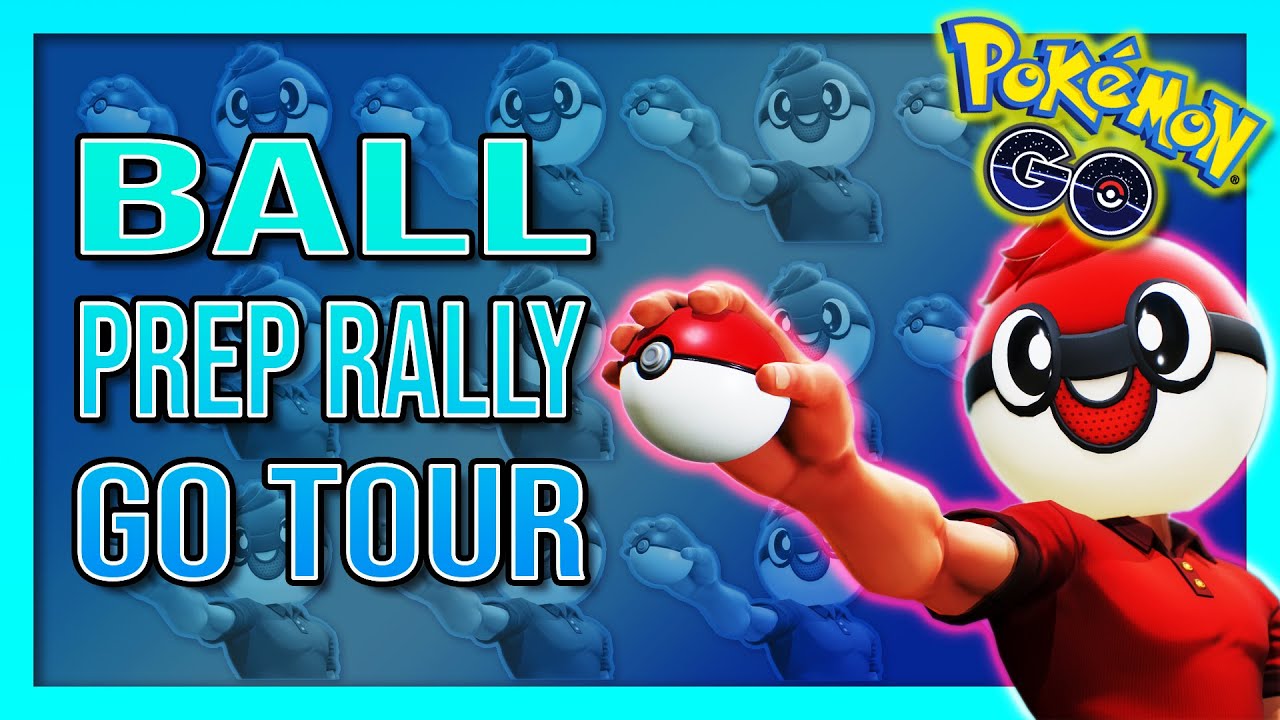 POKE BALL PREP RALLY EVENT *GO TOUR JOHTO* | POKEMON GO - YouTube