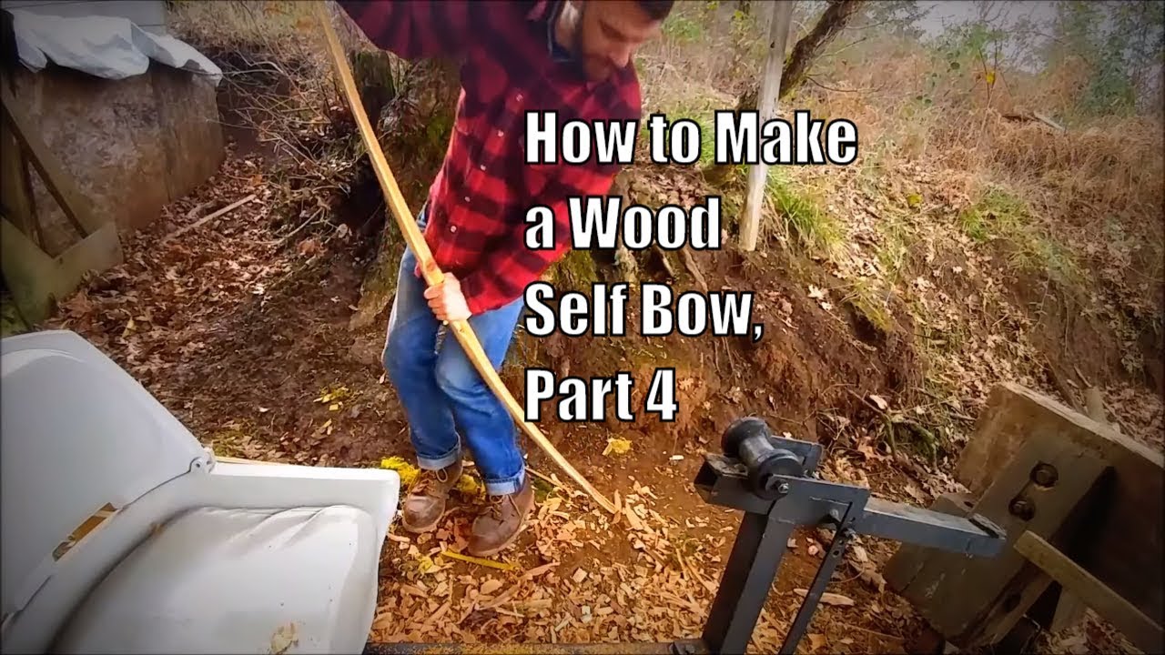 How to Make a Wood Self Bow, Part 4. (Floor Tillering and Correcting ...