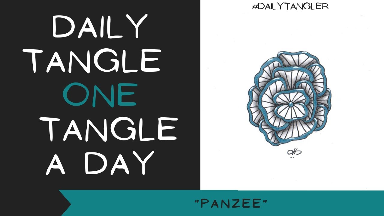 Daily Tangle - Pattern Focus - PANZEE | How to draw | #DailyTangler ...