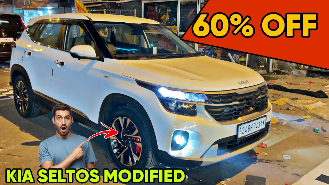 Kia seltos MODIFIED 🔥 kia seltos fully top modification #kiaseltos2024 ...