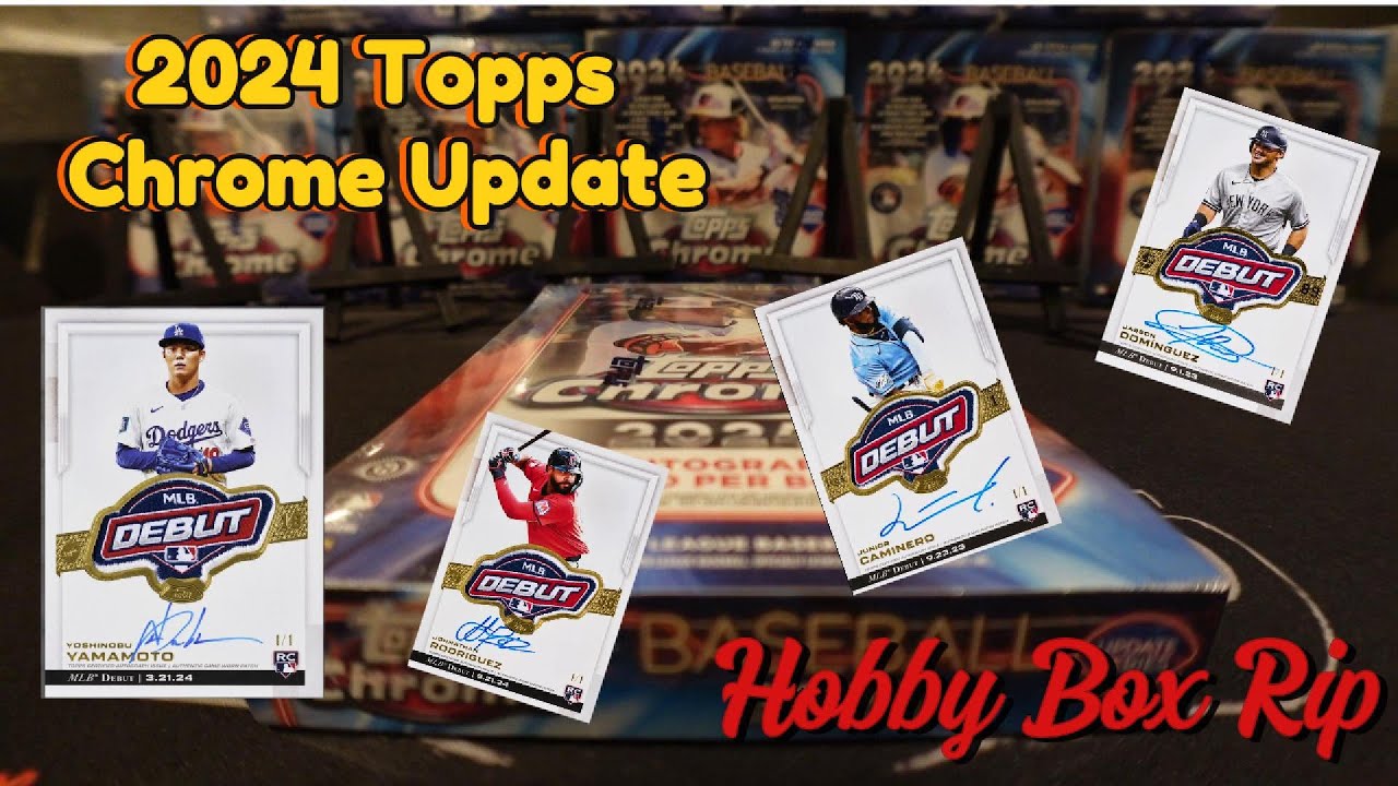 🚨2024 Topps Chrome Update. MLB Debut Patch Hunt!🚨 - YouTube