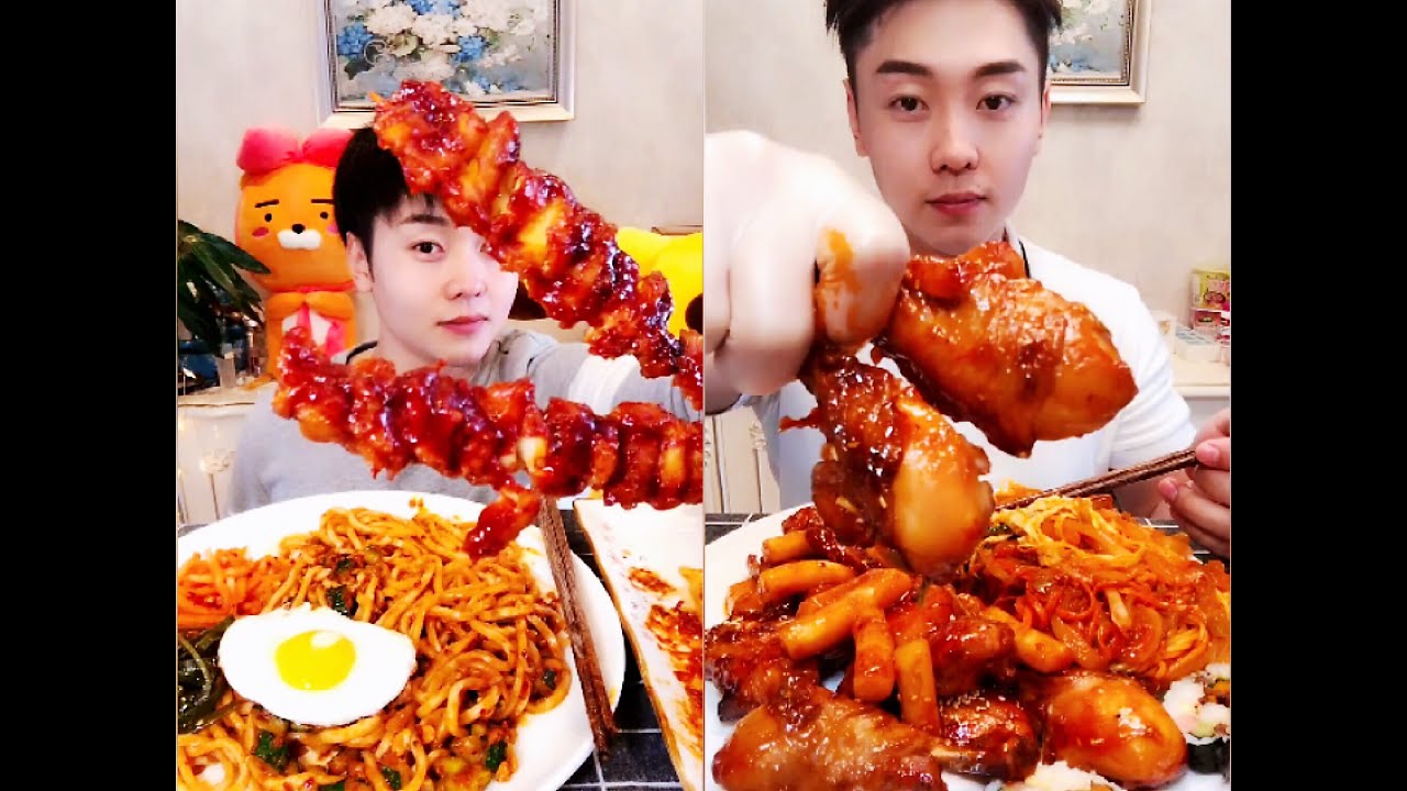 MUKBANG 丨Chinese big stomach challenge, eat food collection - ASMR ...