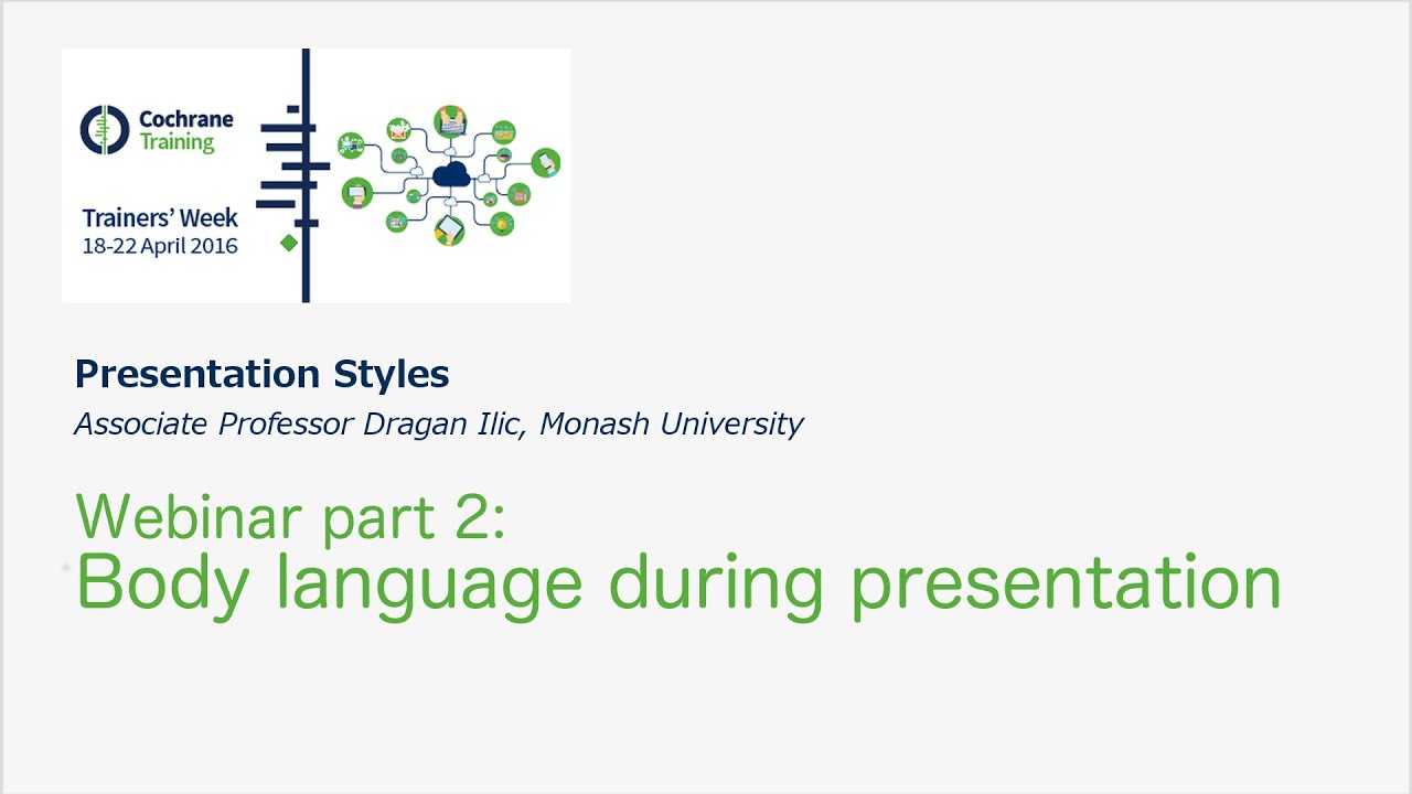 Presentation Styles part 2 - Body language during presentation - YouTube