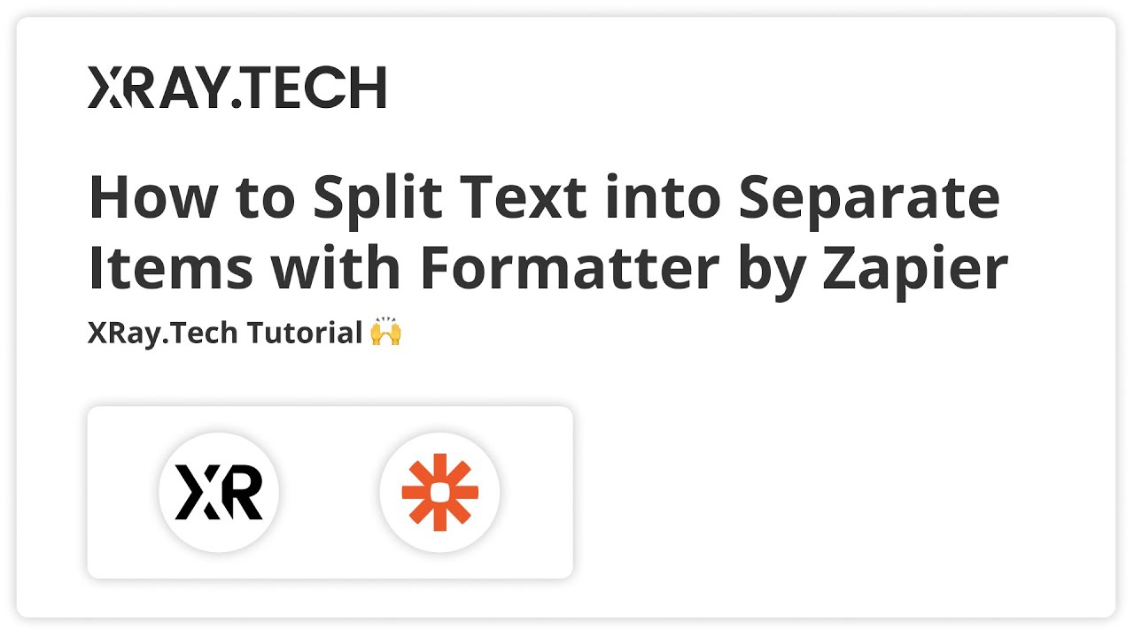 How To Split Text Into Multiple Pieces Of Data With Zapier s Formatter How To Split Text Into Multiple Pieces Of Data With Zapier s Formatter