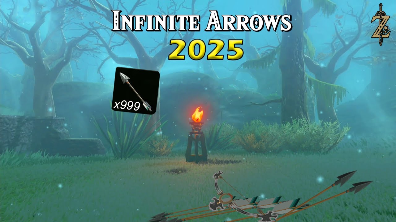 How to get and use INFINITE Arrows Zelda Breath of the Wild | BotW - YouTube