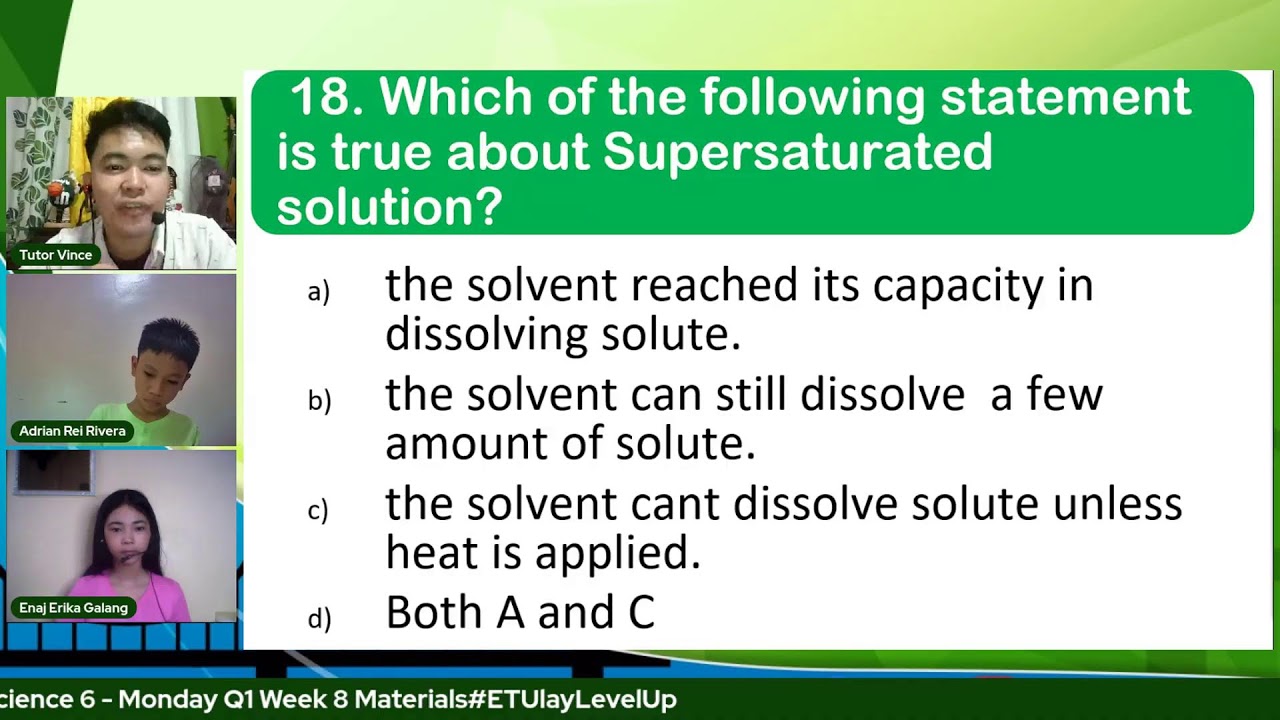 Science 6 - Monday Q1 Week 8 Techniques in separating mixtures (Using ...