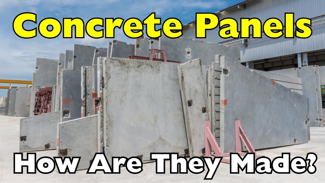 How Are Concrete Panels Made? Turning Mud into Modern Walls - YouTube