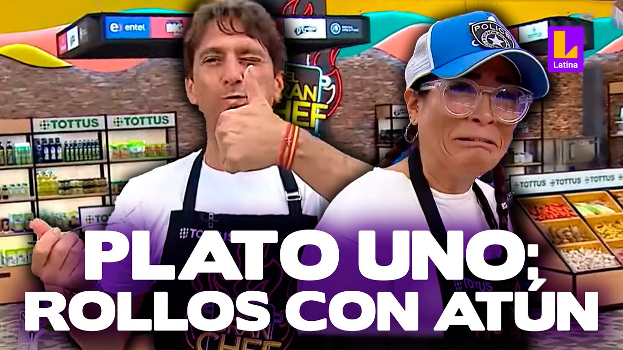 El Gran Chef Famosos PROGRAMA 27 de junio | Plato uno: rollos de pepino ...