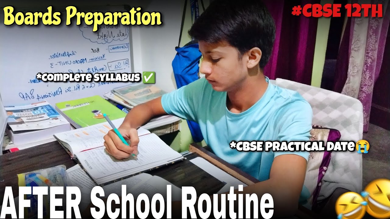 *Extreme Productive* After School Routine for UPCOMING PRE-BOARD EXAMS ...