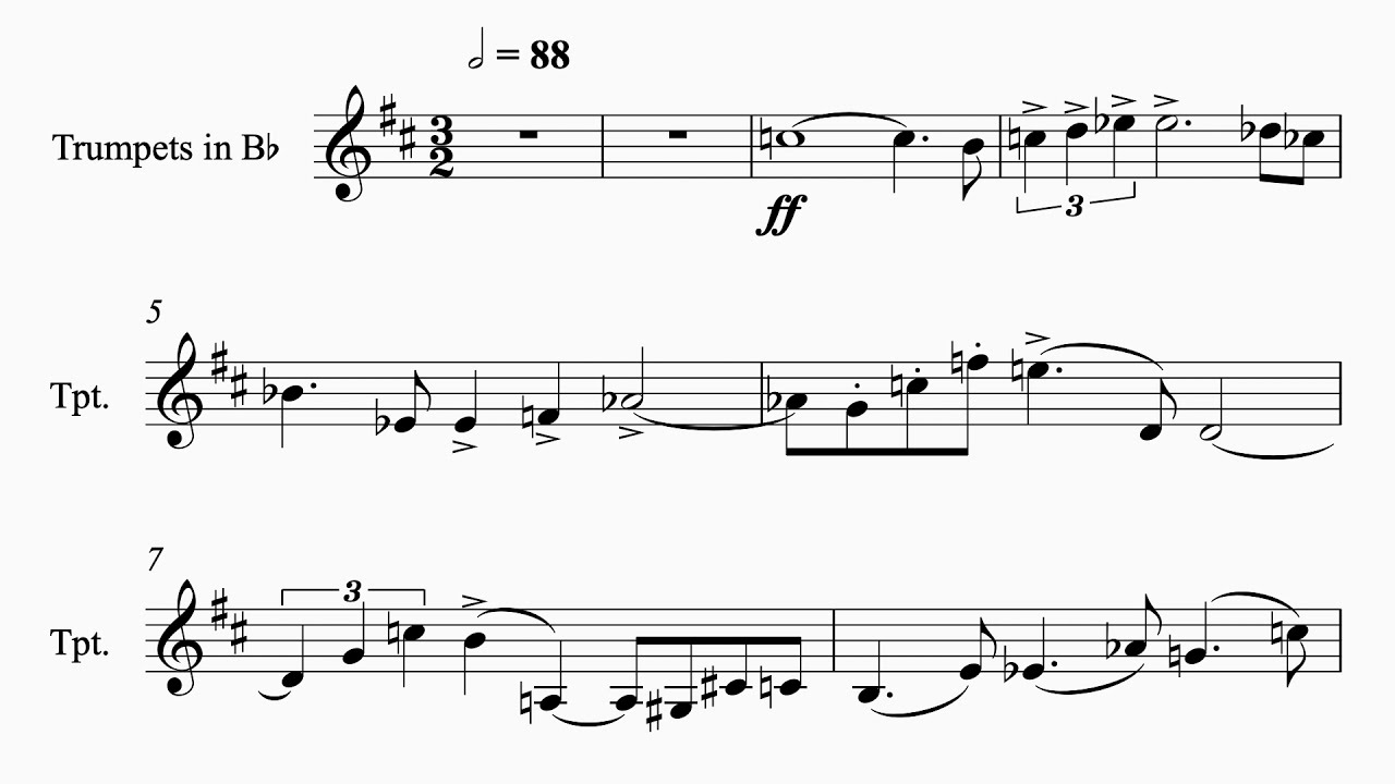 Hindemith Symphony for Band Play-Along - YouTube