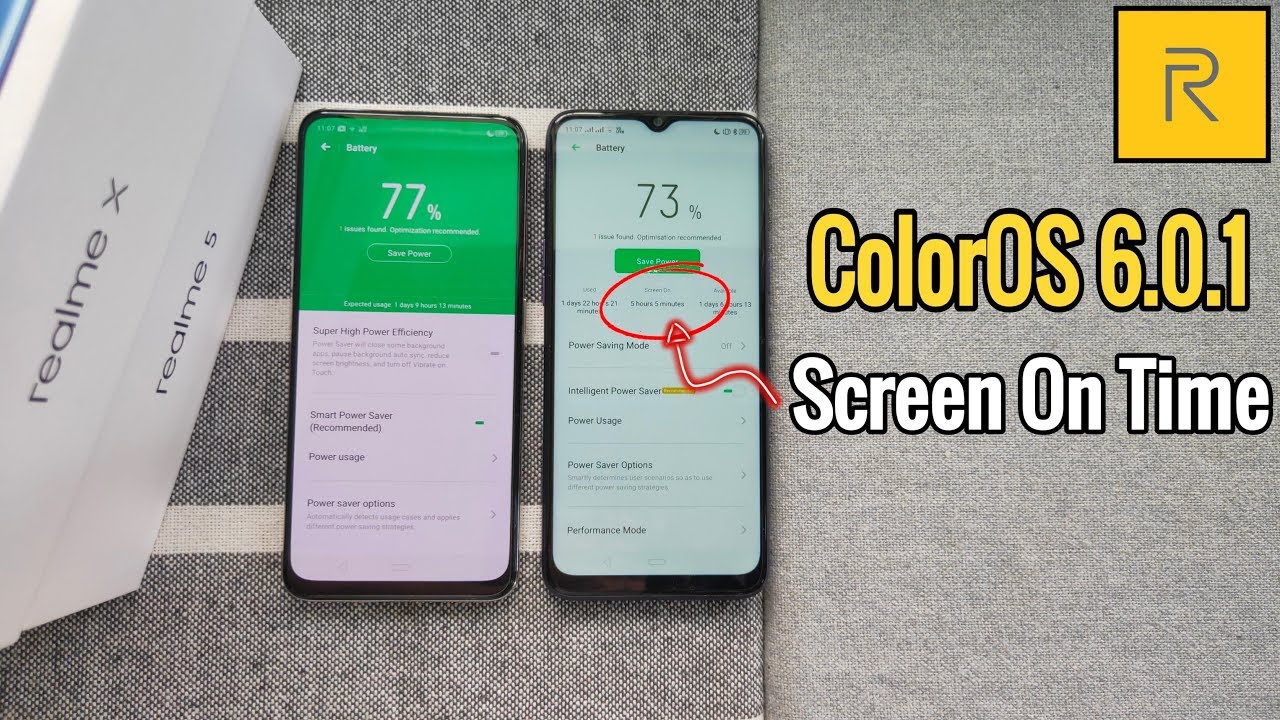 ColorOS 6.0 vs ColorOS 6.0.1: Screen On Time is here! OMG!!! - YouTube