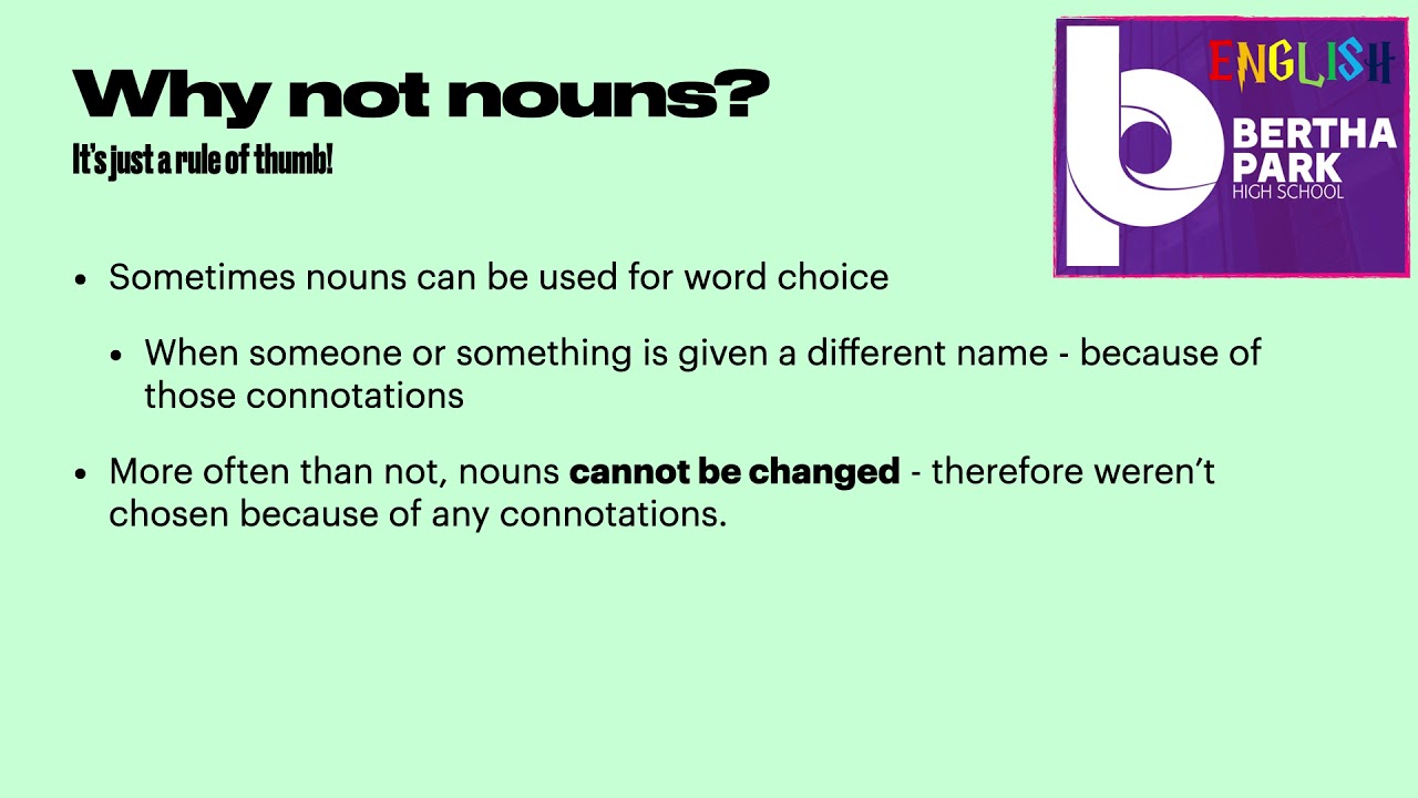 S3 RUAE Word Choice - YouTube