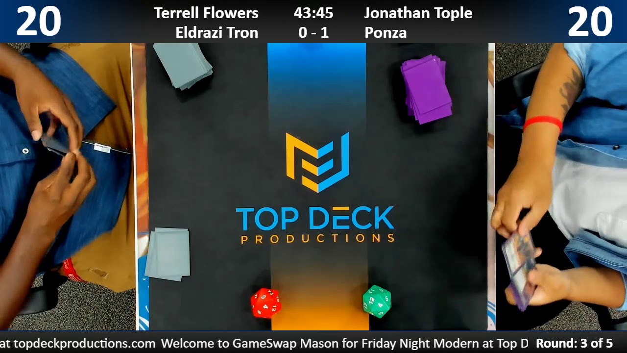 Modern FNM w/ Comm 7/13/18: Terrell Flowers (Eldrazi Tron) vs. Jonathan ...