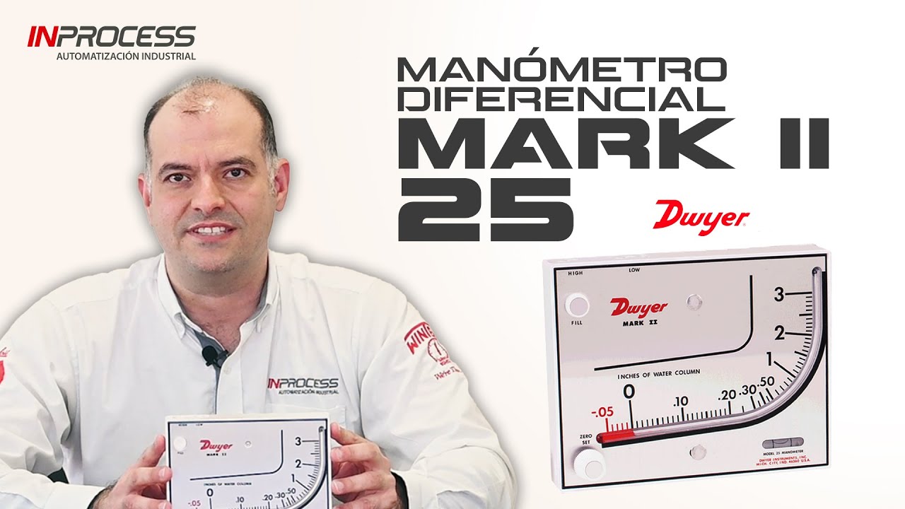 Manómetro Diferencial Mark II 25 - Dwyer - YouTube