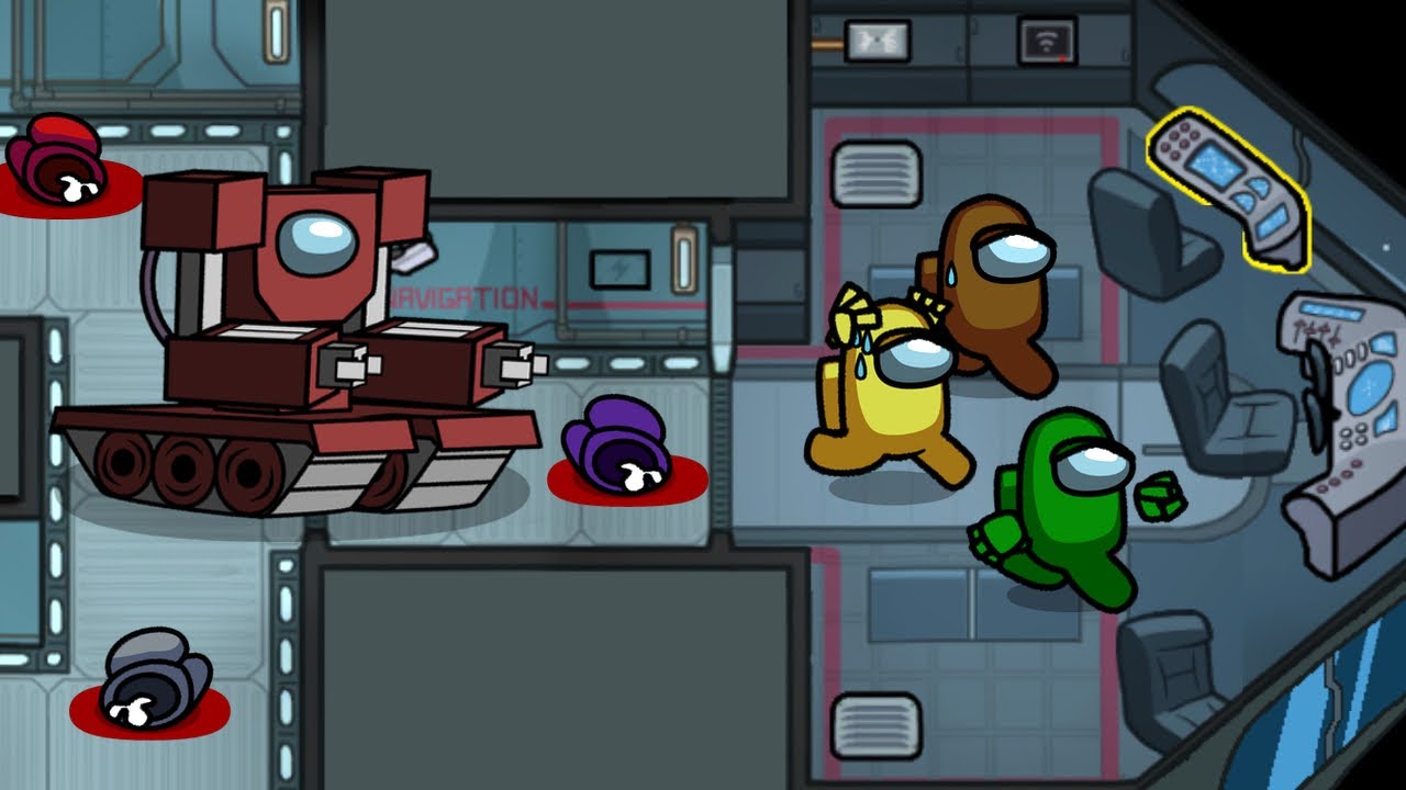 Among Us but ROBOT IMPOSTOR - YouTube