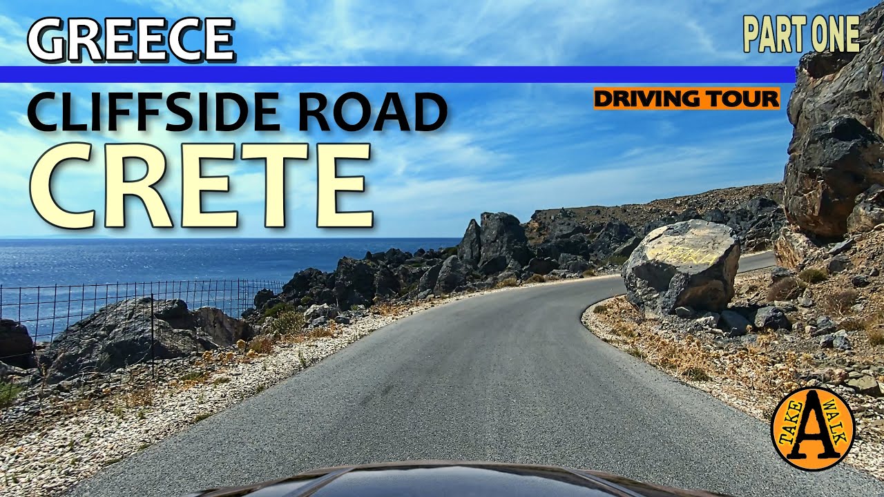 Greece, Crete - Cliffside Road - South Coast - Driving Tour with ...