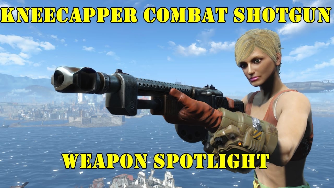 Fallout 4: Weapon Spotlights: Kneecapper Combat Shotgun - YouTube