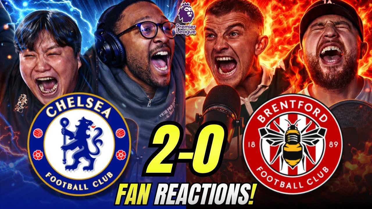 Chelsea 😃 THRILLED Fans React to Chelsea 2-0 Brentford | Premier League ...